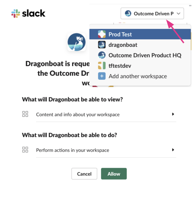Dragonboat Integration for Slack – Dragonboat